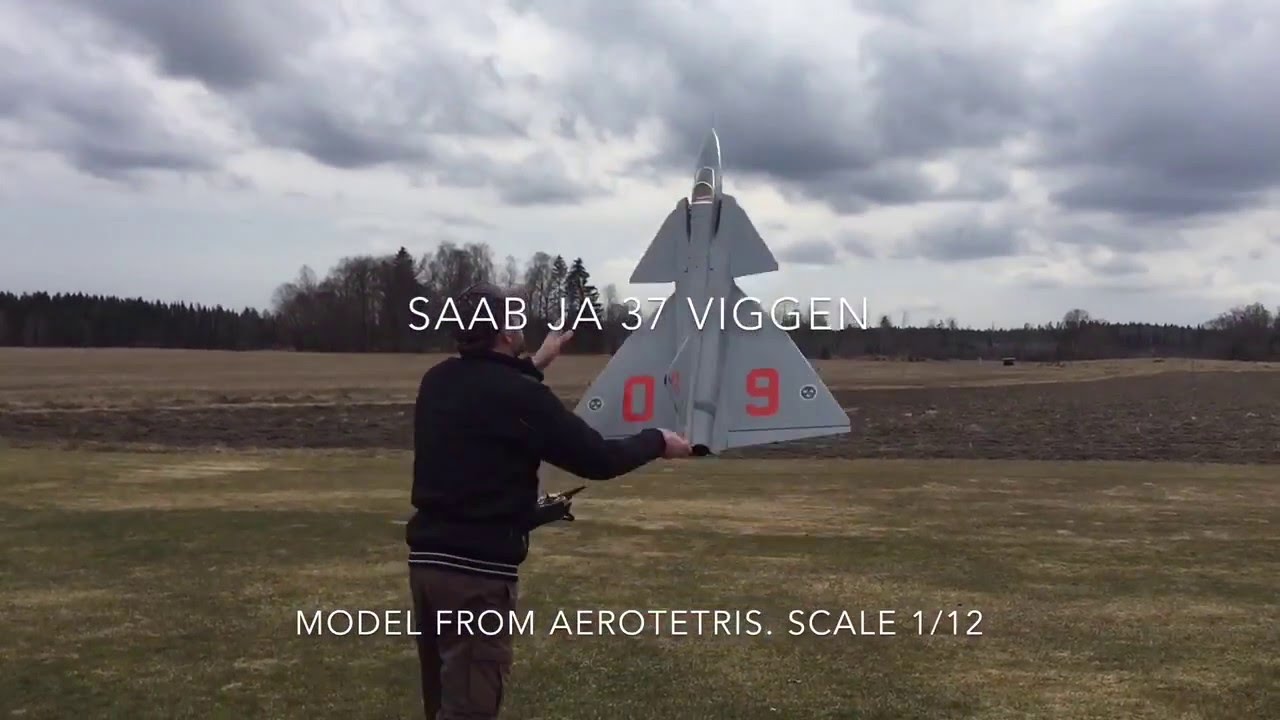 RC SAAB JA37 Viggen - YouTube