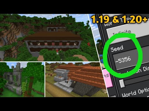 Minecraft Woodland Mansion, Temple And Village Seeds - YouTube