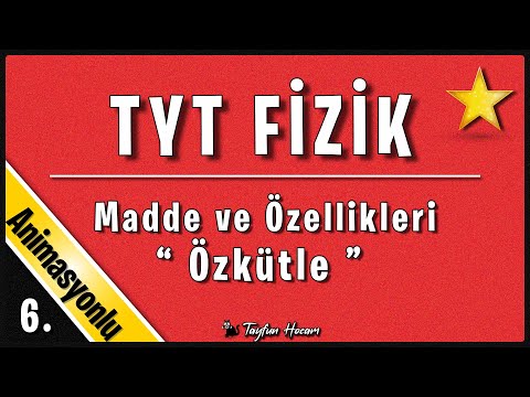 Madde ve Özellikleri-2 Özkütle  (2021 TYT FİZİK)