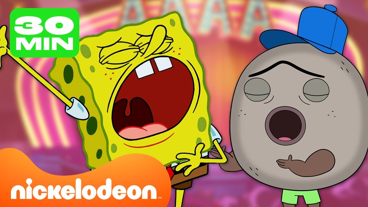 SpongeBob | "Le MIGLIORI CANZONI di SpongeBob + Rock Paper Scissors 🎶 ...
