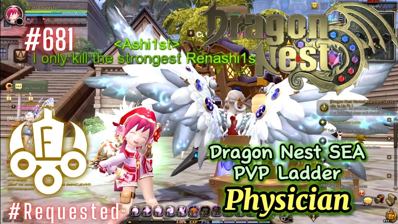 #681 Physician PVP Ladder ~ Dragon Nest SEA -Requested- - YouTube
