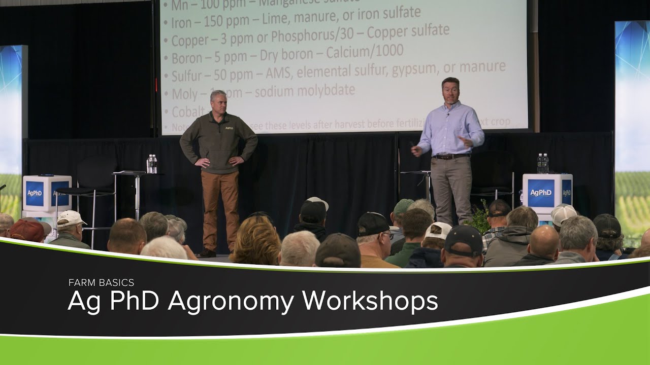 Ag PhD Agronomy Workshops - YouTube