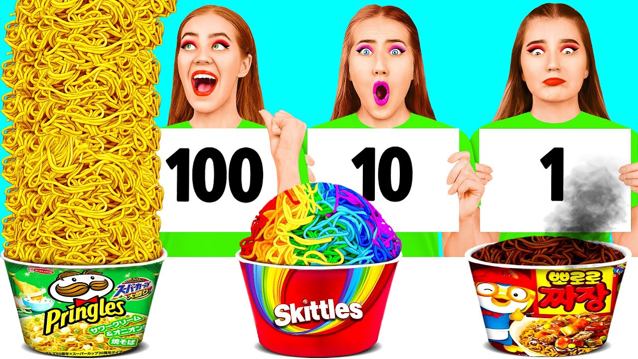 100 Layers of Food Challenge | Epic Food Battle by TeenChallenge - YouTube