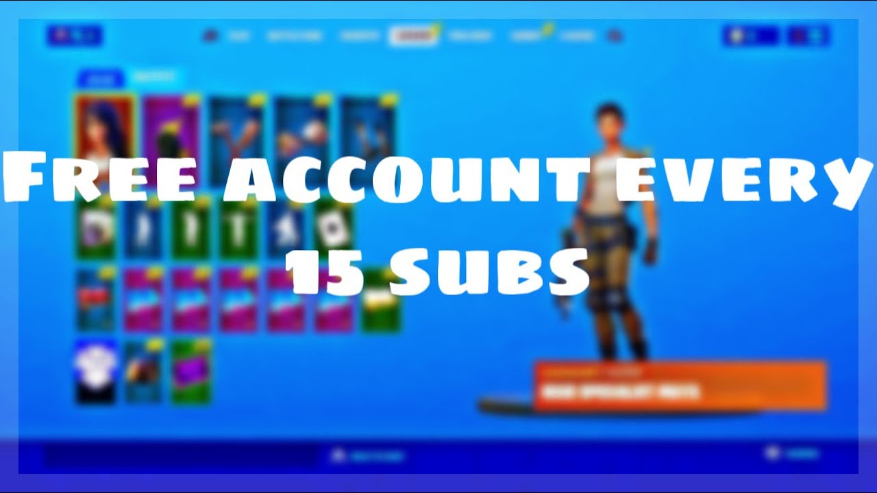 (2020) how to get a free Fortnite account - YouTube