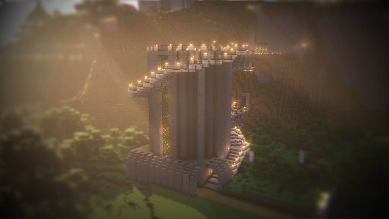 Minecraft Build - Long and Winding Roads - YouTube