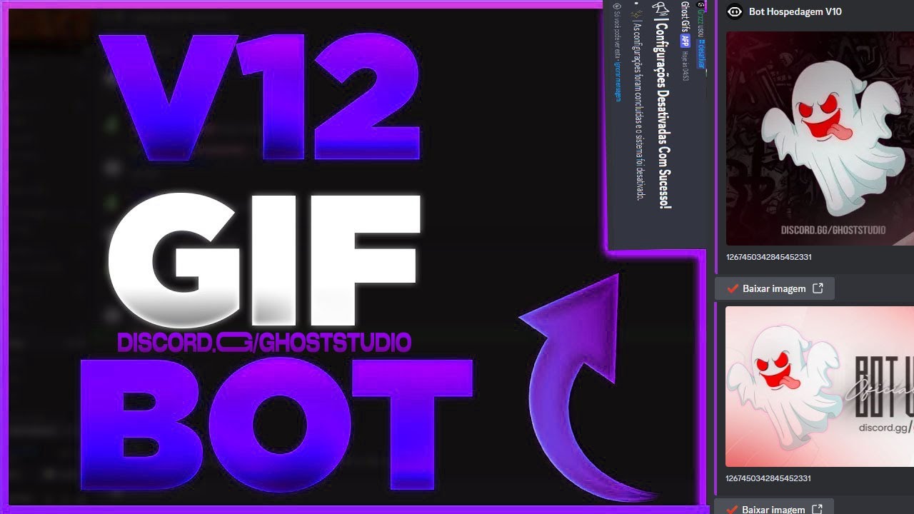 BOT RANDOM GIFS USADO PELO GIFZADA!! DISCORD GHOST STUDIO - YouTube