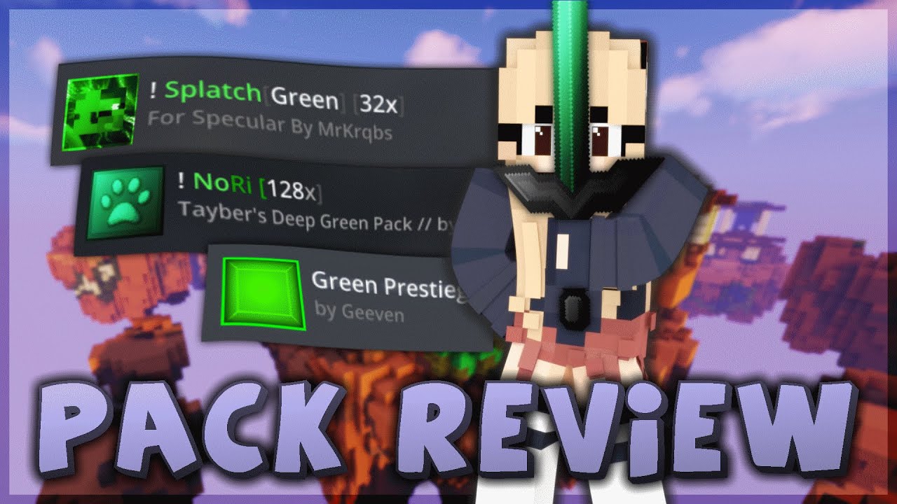 my fans give me green packs | pack review in solo bedwars commentary ...