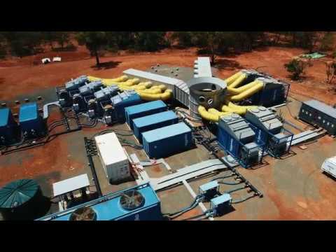 A rush of cool air for a hot underground mine - YouTube