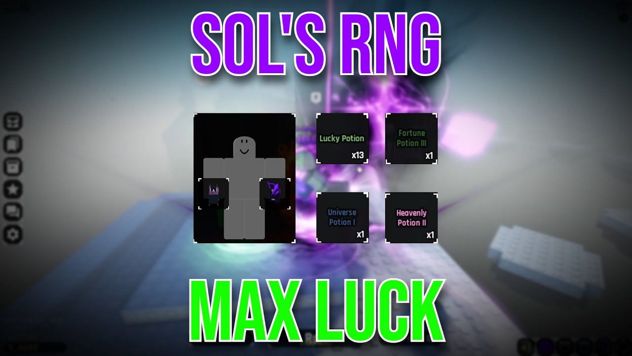 ROLLING WITH MAXIMUM LUCK | Sol's RNG ROBLOX - YouTube