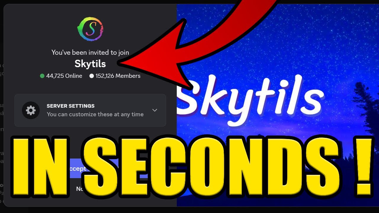 HOW to JOIN SKYTILS DISCORD SERVER PC & MOBILE - YouTube
