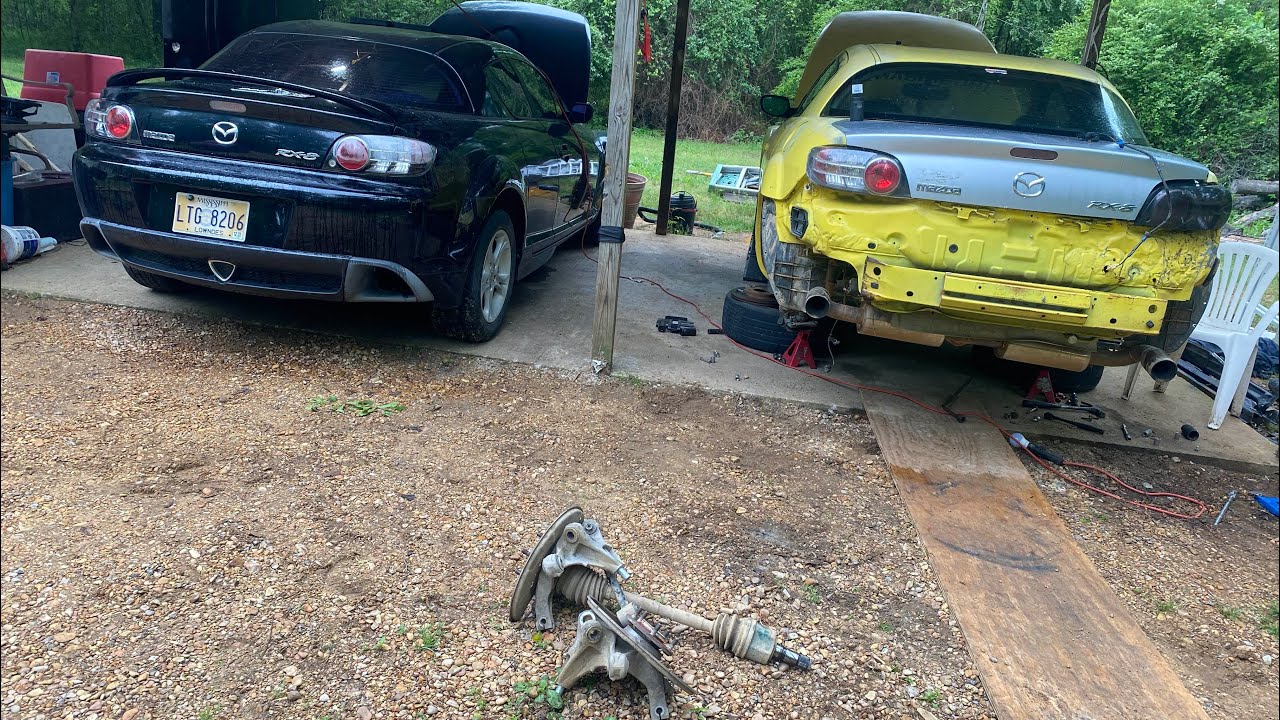 Differential Swap on a series 1 Rx8 - YouTube