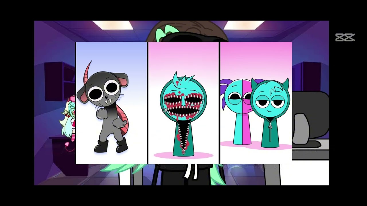 Spruki React To.... Sprunki OC ENTIRE PHASES || Incredibox COMPITITION ...