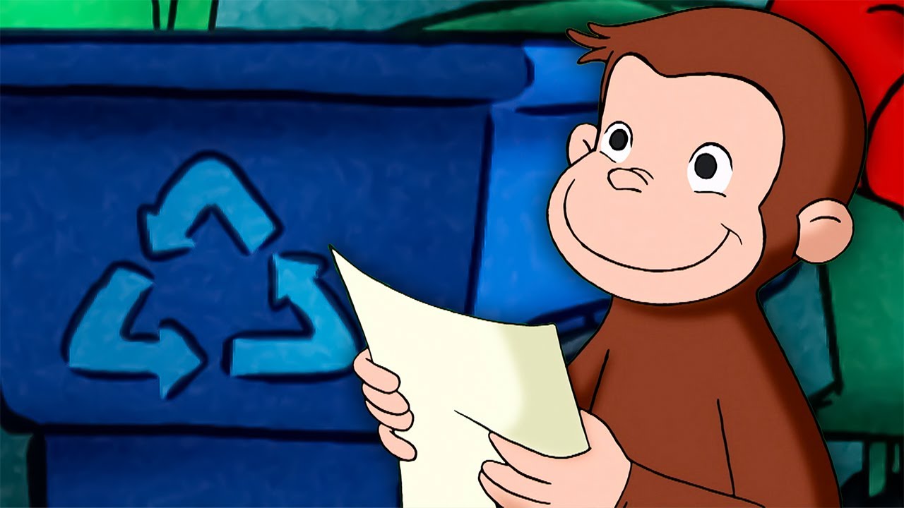 La scimmia riciclatrice! 🐵 Curioso Come George 🐵 Cartoni per Bambini ...