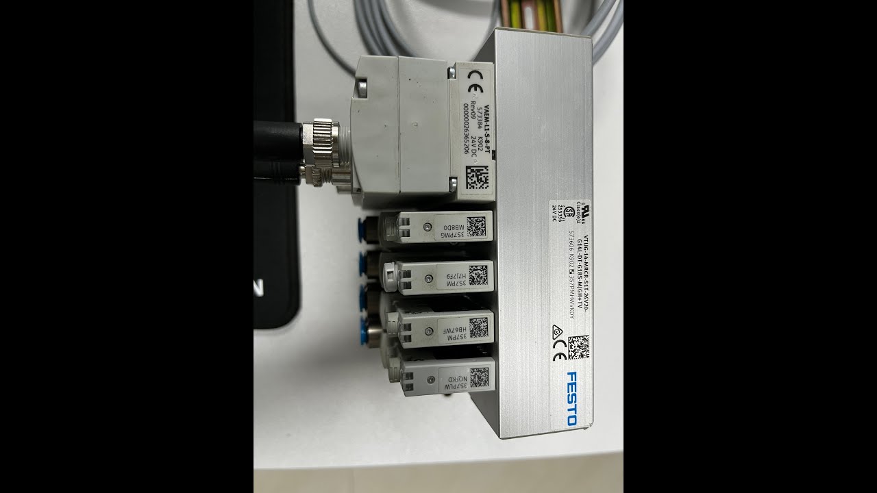 Festo VTUG + VAEM + CTEU-PN + Siemens S7-1200 + Tia Portal V15 - YouTube