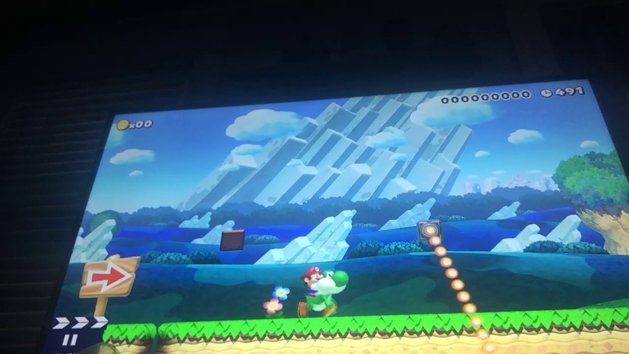 Super Mario maker tutorial (003) yoshi Fire spit - YouTube