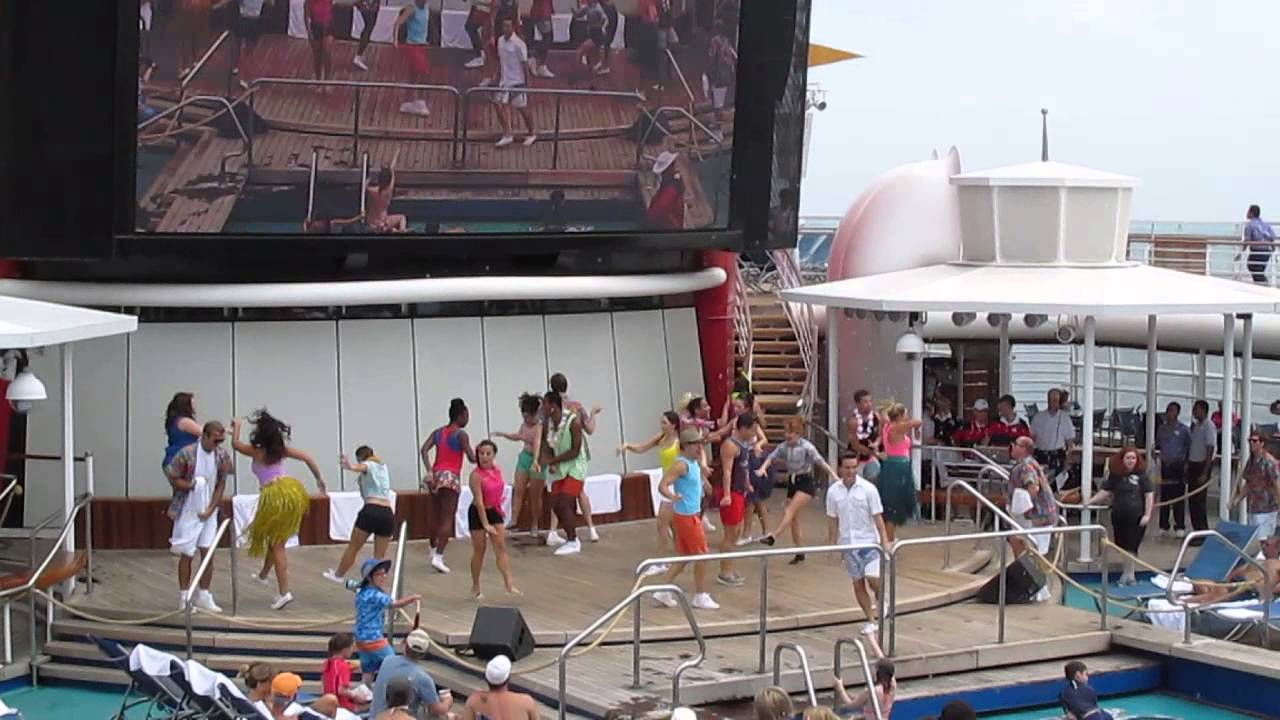 Farewell Pool Party- Disney Magic - YouTube