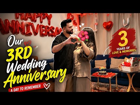OUR 3RD WEDDING ANNIVERSARY ❤️ | Finally Celebrating Together After 2 Years Apart!