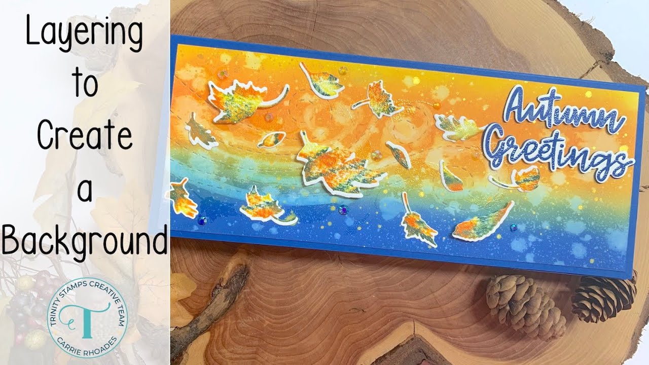 Layering to create a background - YouTube