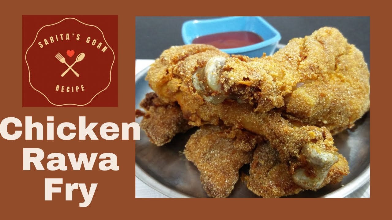 Chicken Rava Fry | चिकन रवा फ्राय । Goan style Crispy chicken Starter ...