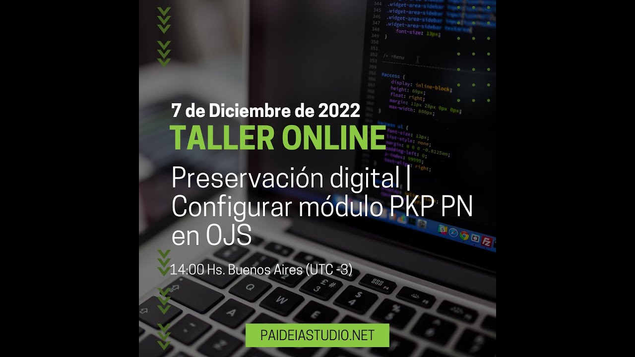 Preservación digital | Configurar módulo PKP PN en OJS - YouTube