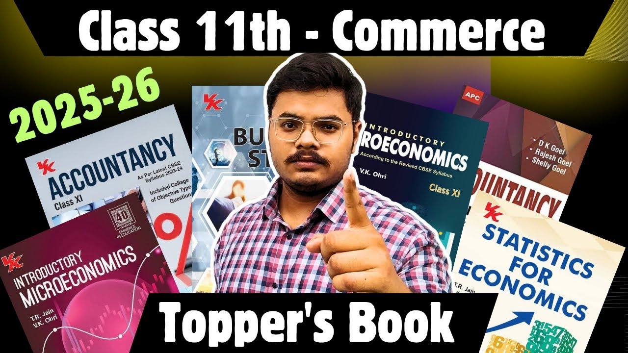 CLASS 11 COMMERCE BEST BOOKS 2025-26 📚| BEST BOOK for Commerce Class 11 ...