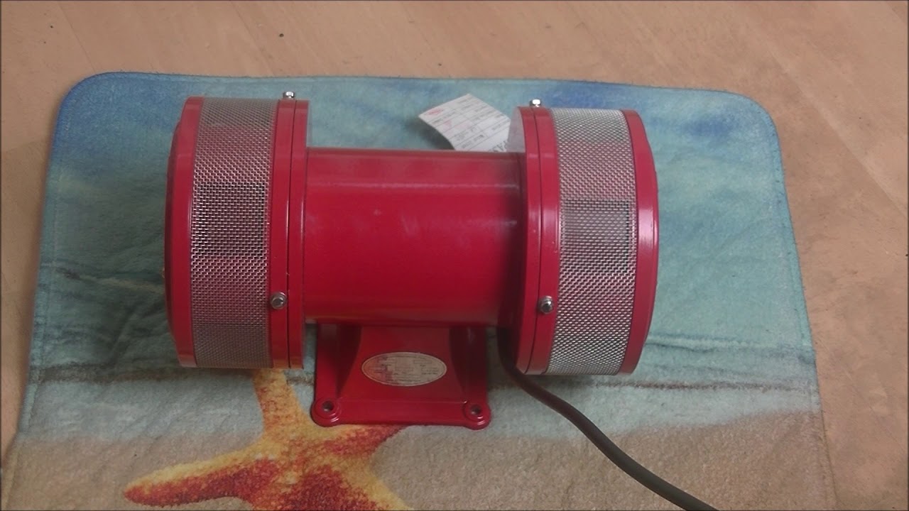 LK-145 Sirene mit Luftalarm - YouTube