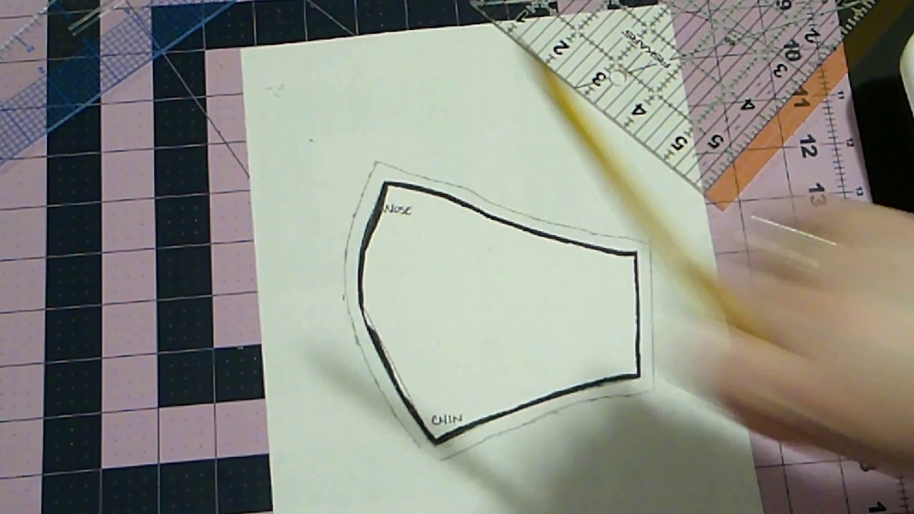fitted mask pattern - YouTube