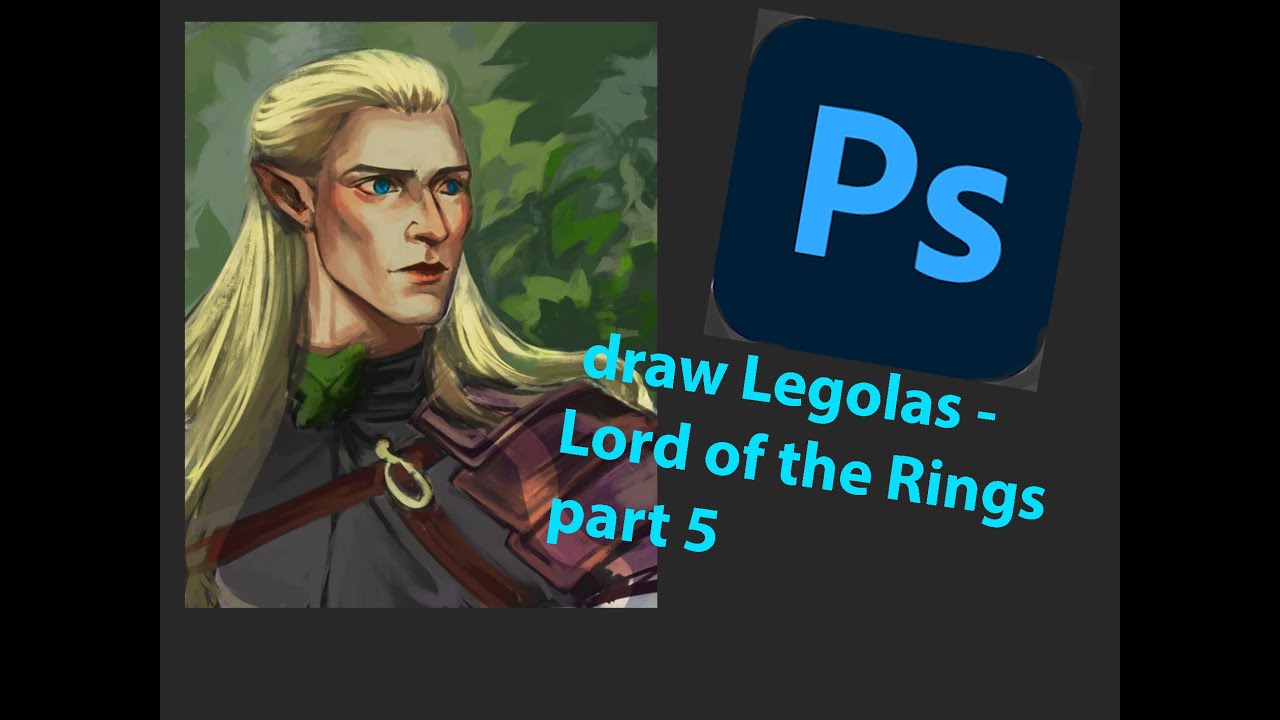 drawing Legolas - part 5 - YouTube
