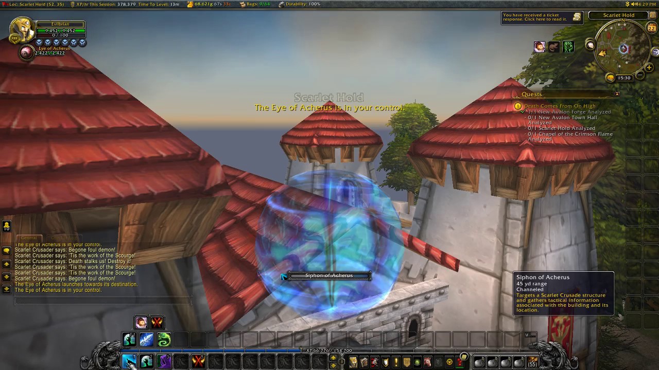 leveling a dk starting area - YouTube