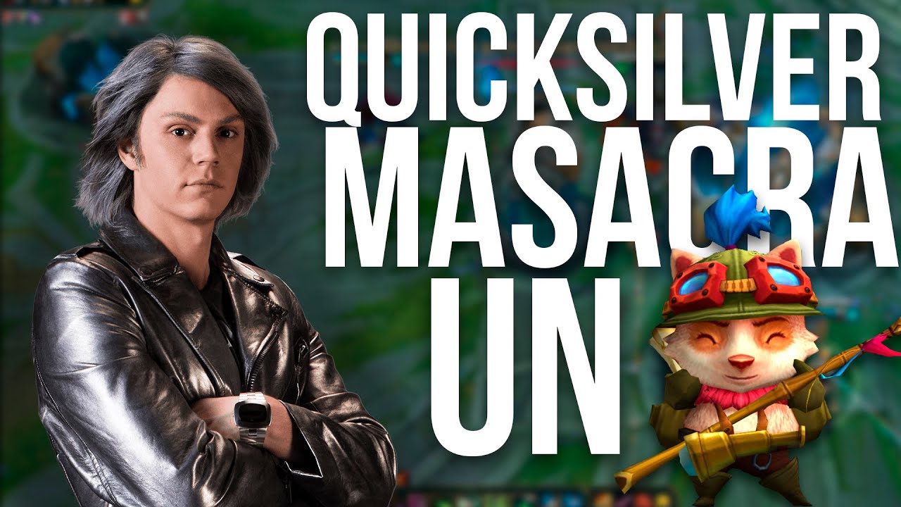 ¡QUICKSILVER JUEGA LOL Y MASACRA UN TEEMO! - YouTube