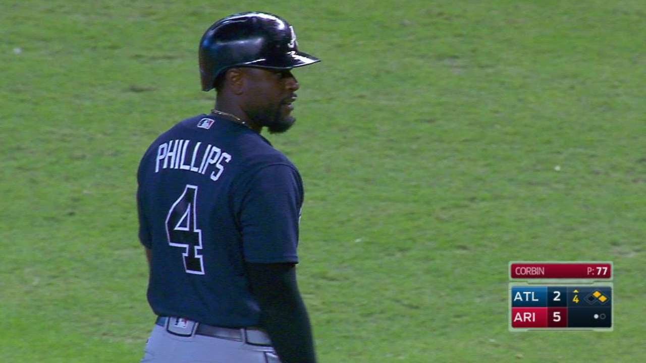 ATL@ARI: Phillips drives in Swanson on a sac fly - YouTube