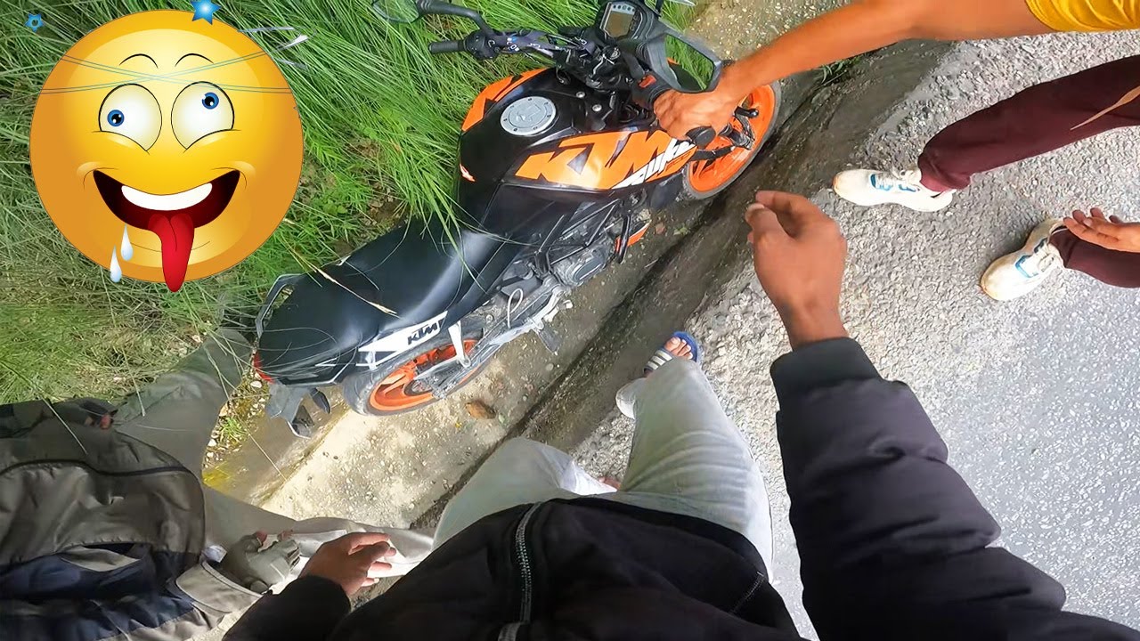 Sathi ko bike lagera race khelna gako yesto vo || k vanne hola 😥😪 - YouTube