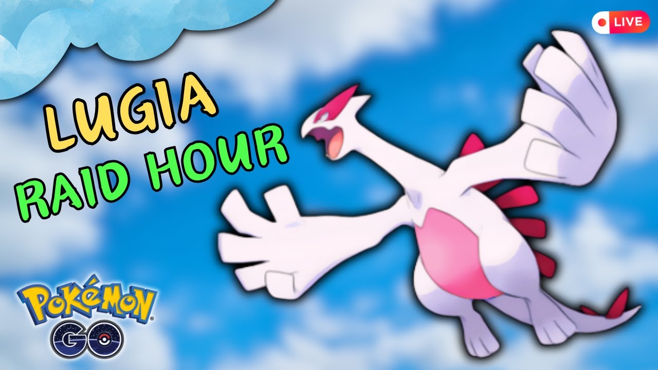 🔴 LUGIA RAID HOUR 🔥 | HUNDO HUNT ️ | Lugia Raids Pokémon Go Live # ...