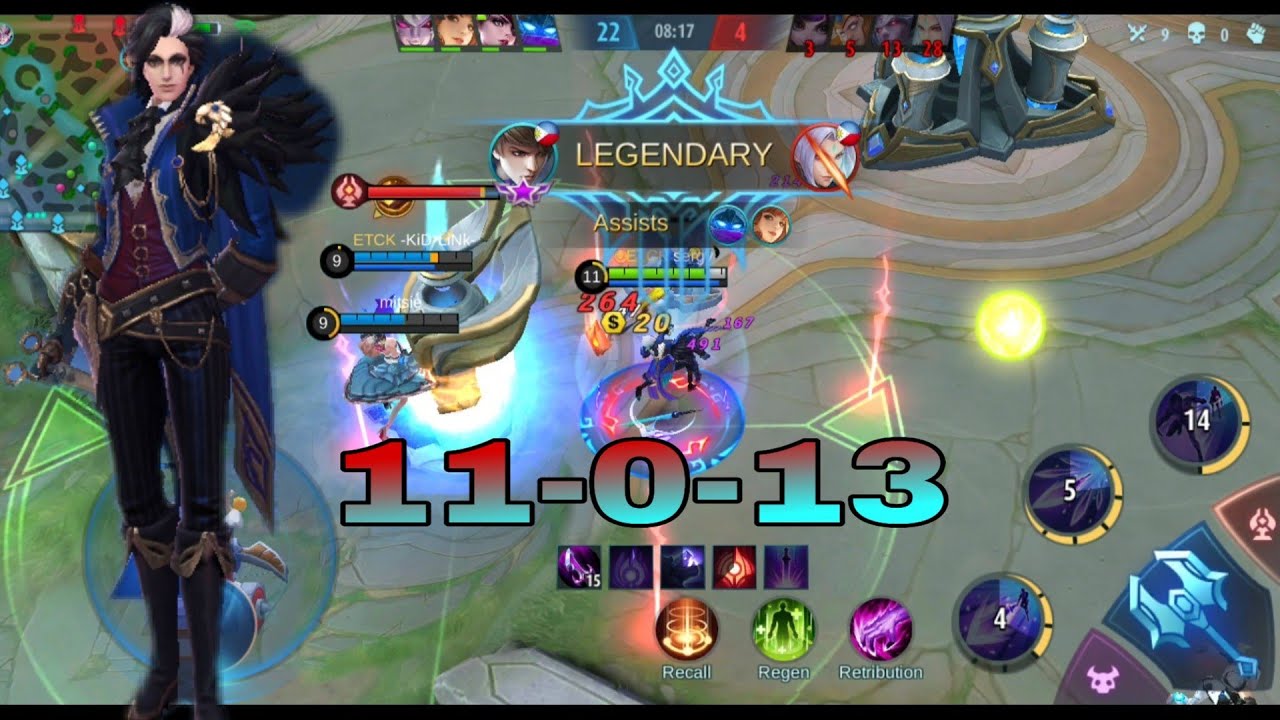 Gusion gameplay, beginner. - YouTube