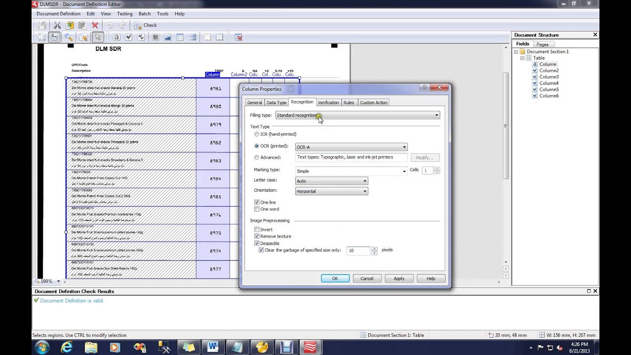 How to Create Template on ABBYY - YouTube