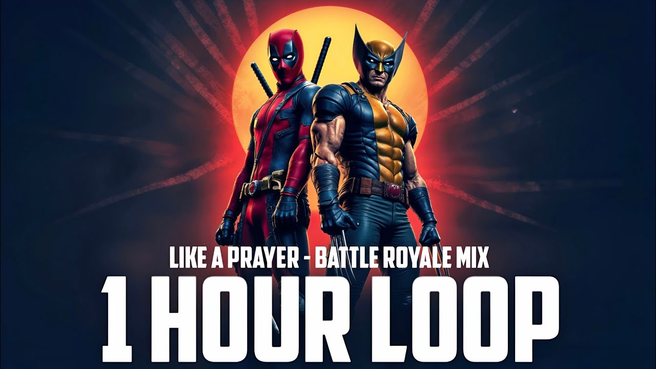 LIKE A PRAYER - BATTLE ROYALE MIX (1 HOUR LOOP) | DEADPOOL & WOLVERINE - YouTube