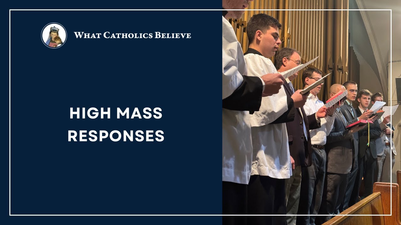 Should the Whole Congregation Sing High Mass Responses? - YouTube