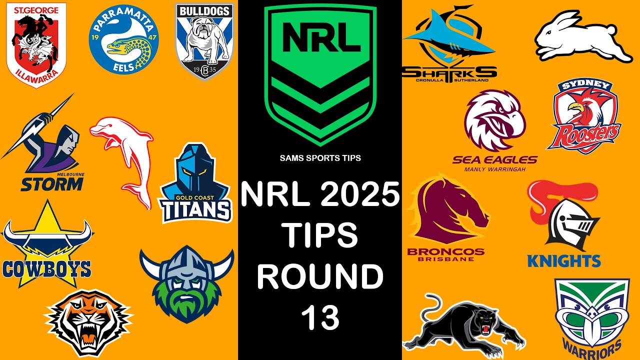 NRL ROUND 13 TIPS 2025 - YouTube