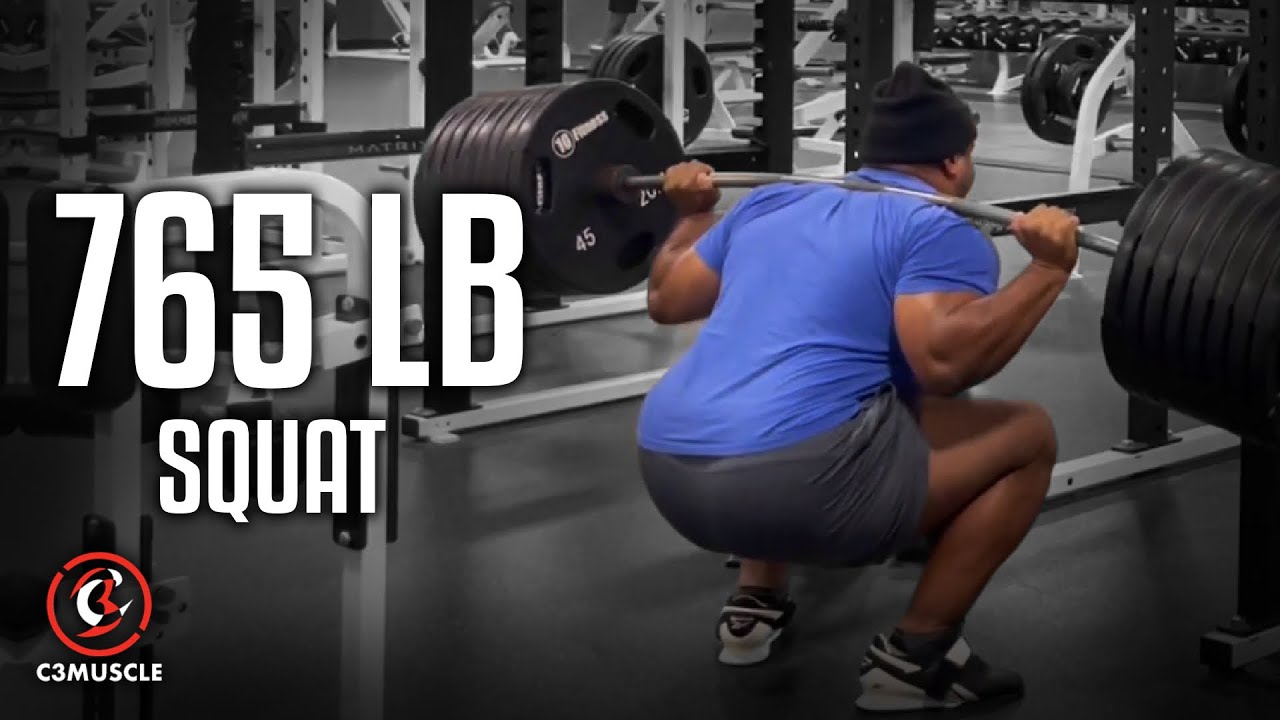 765 lb Squat | @C3Muscle - YouTube