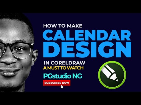 HOW TO MAKE CALENDAR DESIGN IN CORELDRAW - YouTube