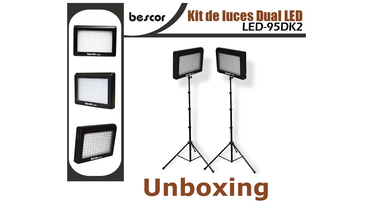 BESCOR LED 95DKS Unboxing - YouTube