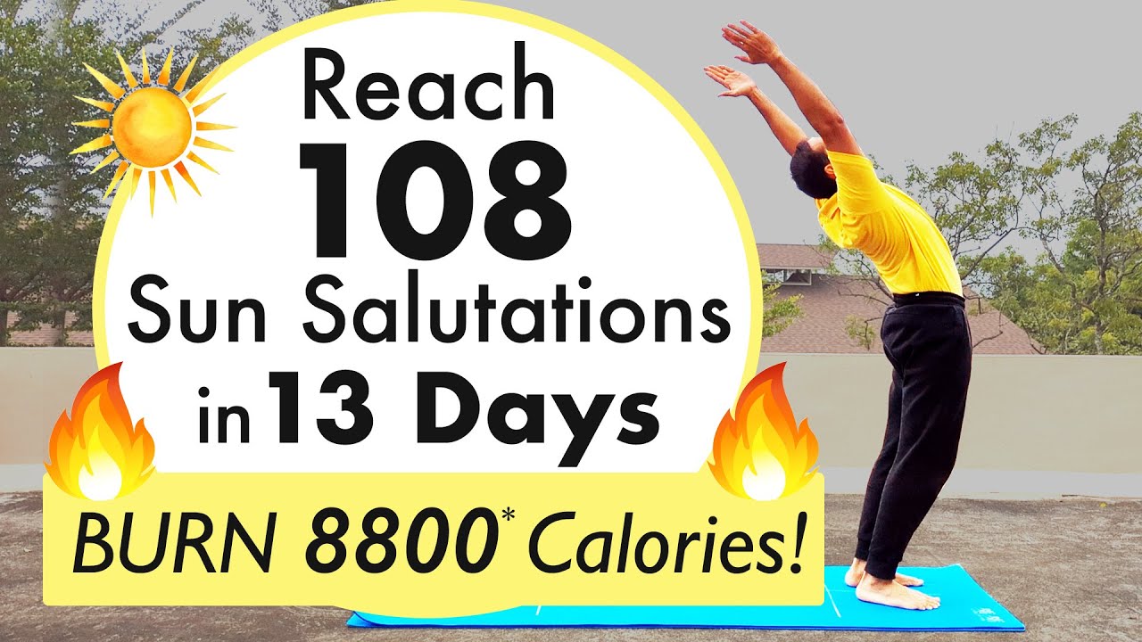 108 Surya Namaskars Challenge | Sun Salutations | Mayur Karthik - YouTube
