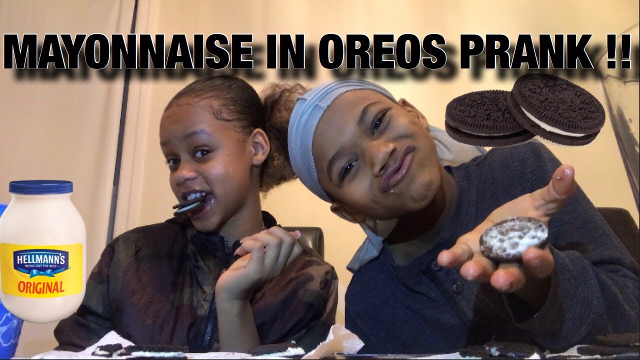 MAYONNAISE IN OREOS PRANK ON BROTHER !!! - YouTube