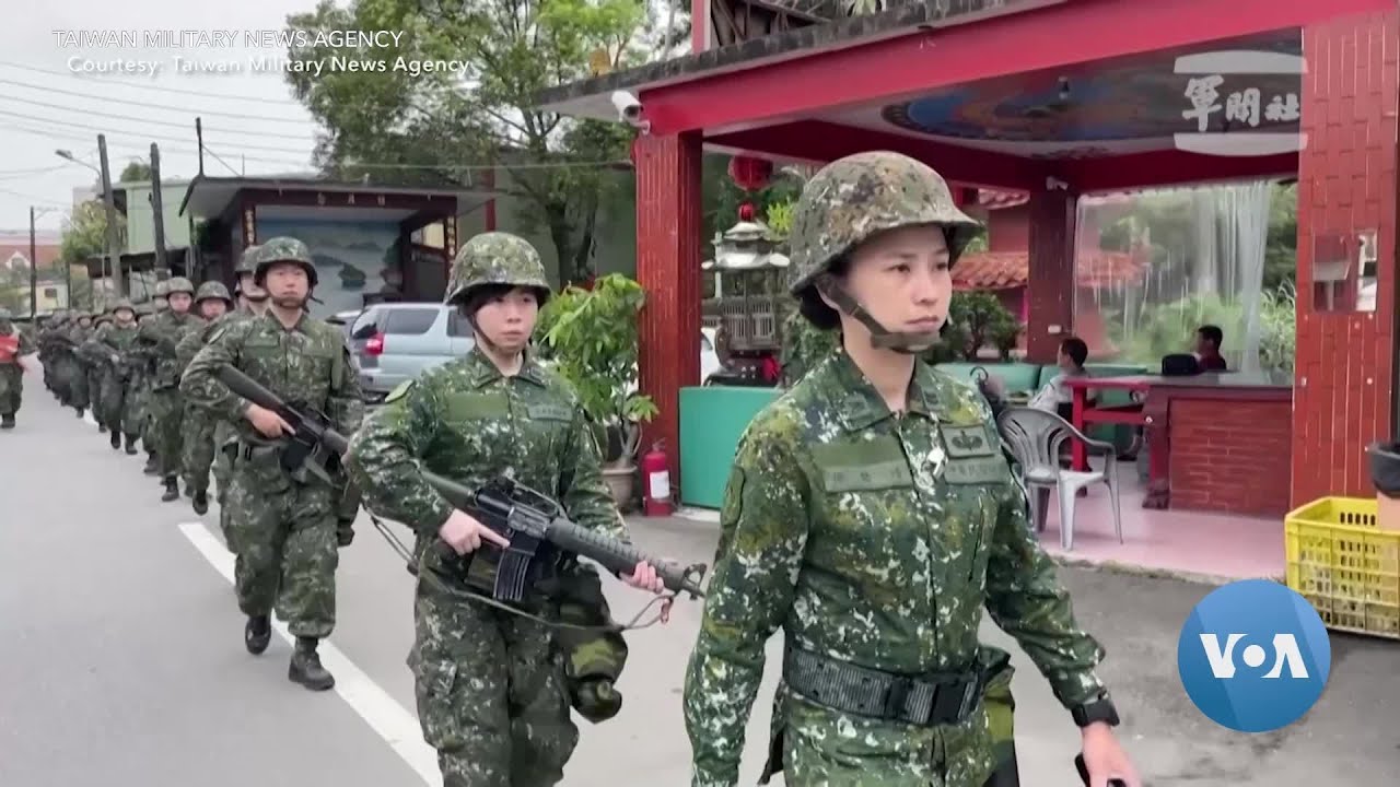 Taiwan Taps Female Military Retirees for Reserves | VOANews - YouTube