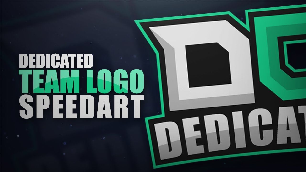 Dedicated's Logo | Photoshop Speed Art - YouTube