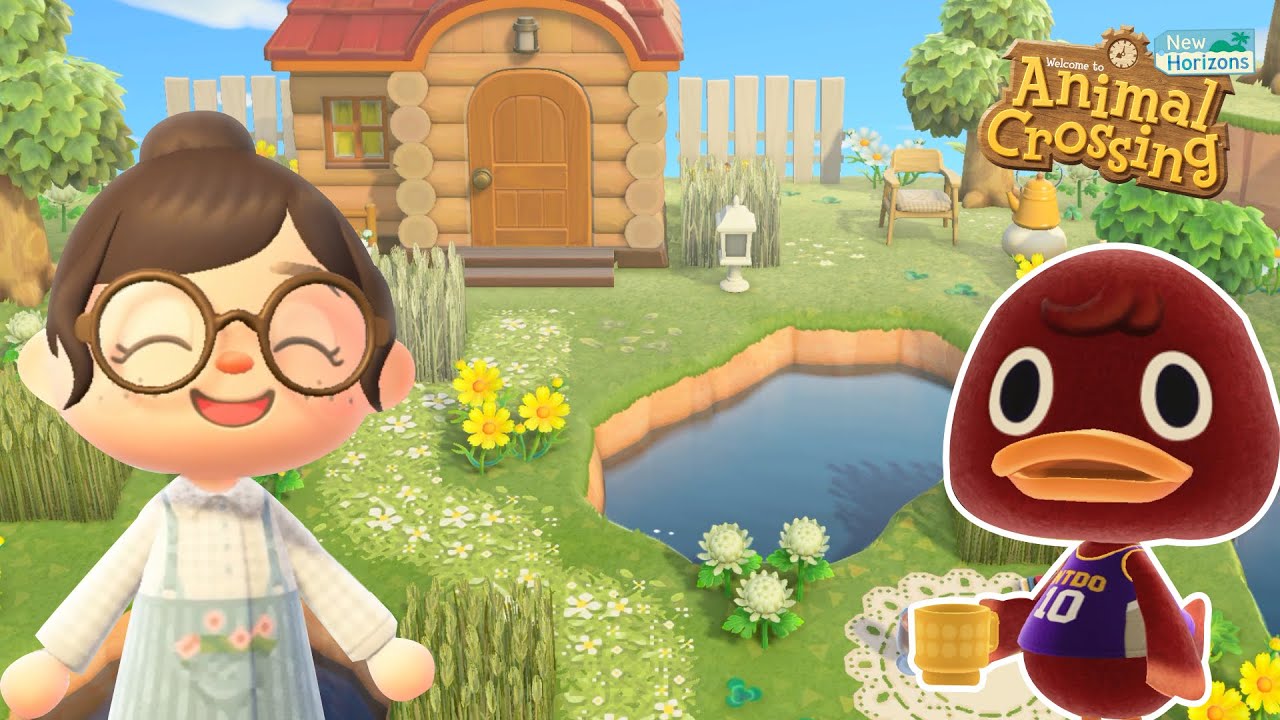 Decorating the Final Villager Yard on my Springcore Island! 💐 | Animal ...