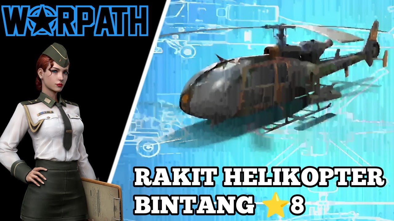 Warpath - Upgrade and Assemble New Unit Helikopter Camp Vanguard - YouTube