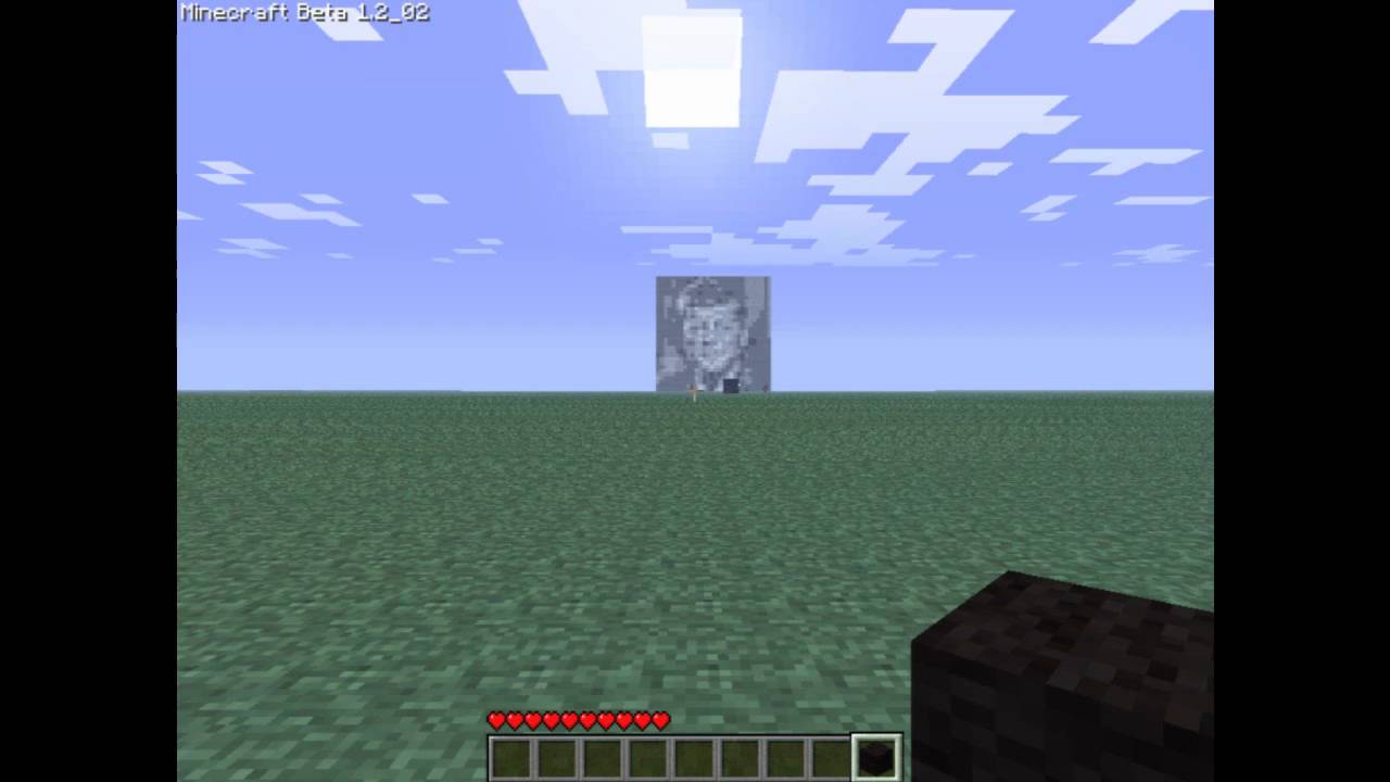 JOHN F. KENNEDY PIXEL ART in MINECRAFT - YouTube