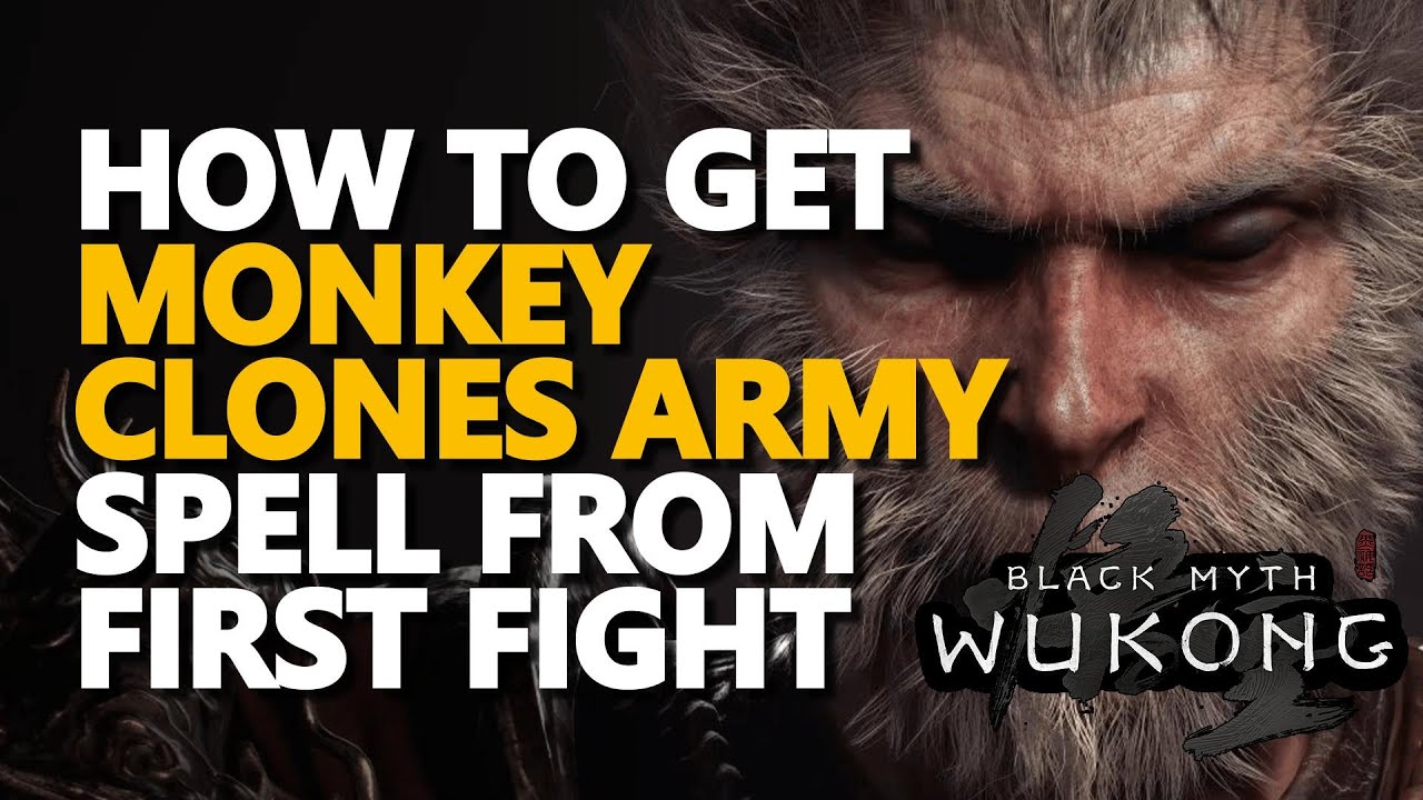 How to get Monkey clones army spell first fight Black Myth Wukong - YouTube