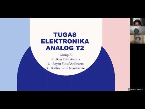 Tugas 4 Elektronika Analog Kelas T2 Teknik Biomedis Universitas Airlangga Group A. - YouTube